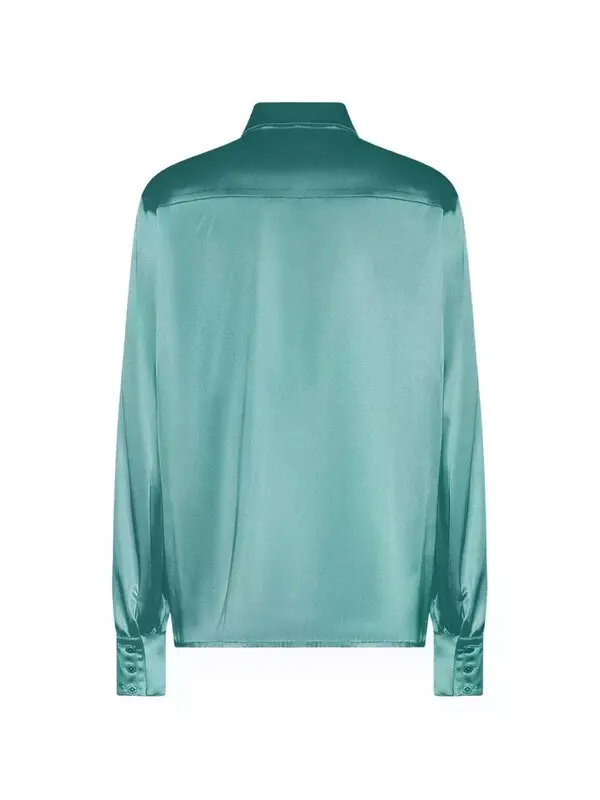 John Richmond Satin Finish Shirt - Blue