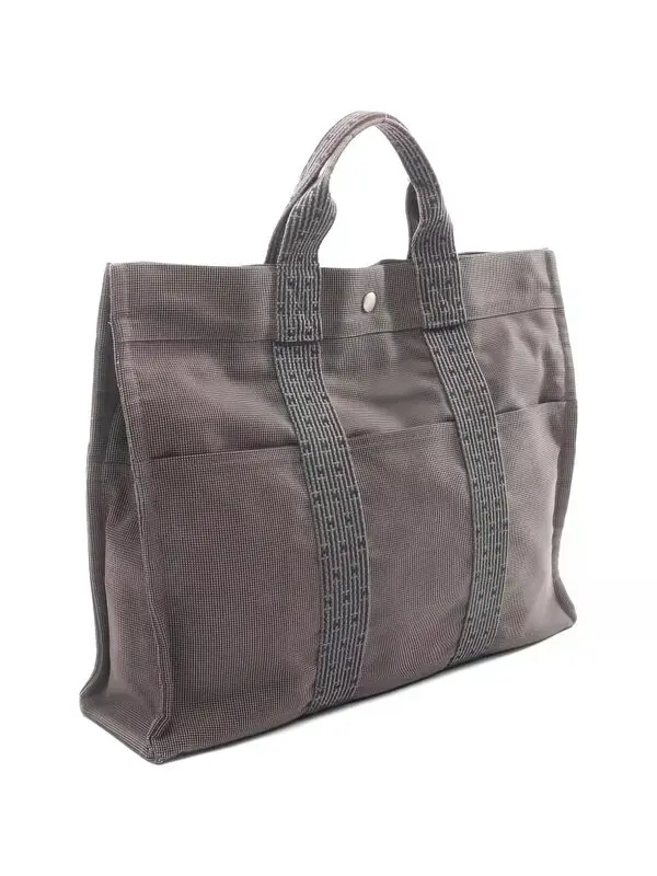 Hermès Herline Mm Canvas Tote Bag