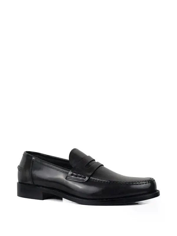 ALBERTO FASCIANI Shiny Leather Loafers