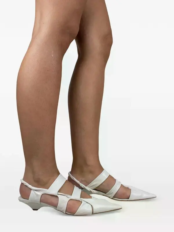 FRANCESCO RUSSO Pointed-toe Cage Pumps