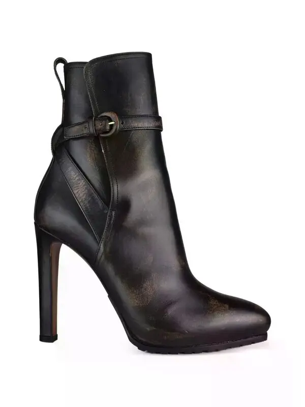 Ralph Lauren Recelle Buckle-strap Boots - Brown