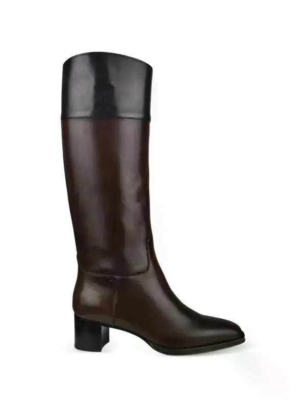 Ralph Lauren Alysha Leather Boots - Brown