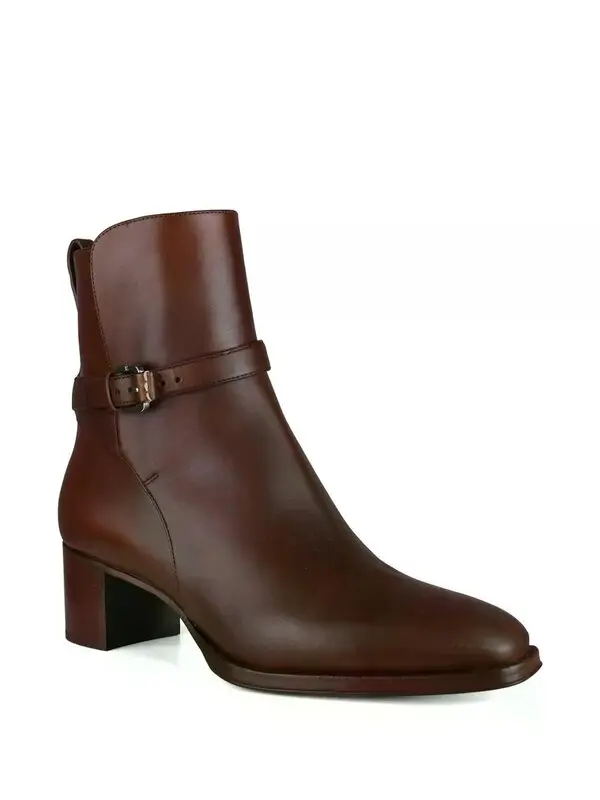 Ralph Lauren Callie Buckle-strap Boots - Brown
