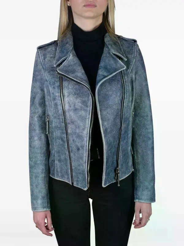 Philipp Plein Silver Zippers Jacket