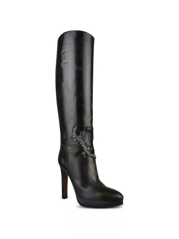 Ralph Lauren Remmy Sequin-embellished Boots