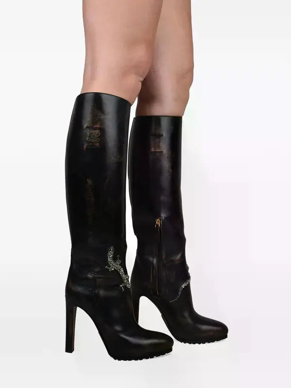 Ralph Lauren Remmy Sequin-embellished Boots