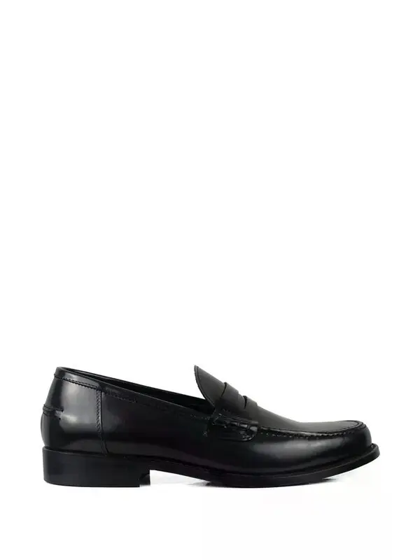 ALBERTO FASCIANI Shiny Leather Loafers