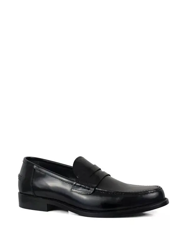 ALBERTO FASCIANI Shiny Leather Loafers