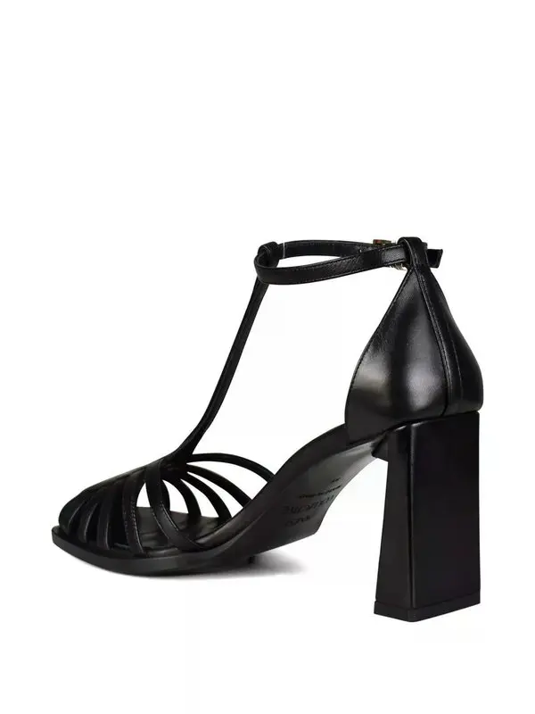 ANEST COLLECTIVE Leather Ankle Strap Sandals