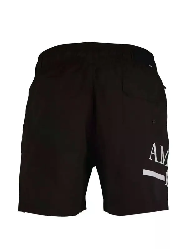 Amiri Logo Elastic Swim Shorts