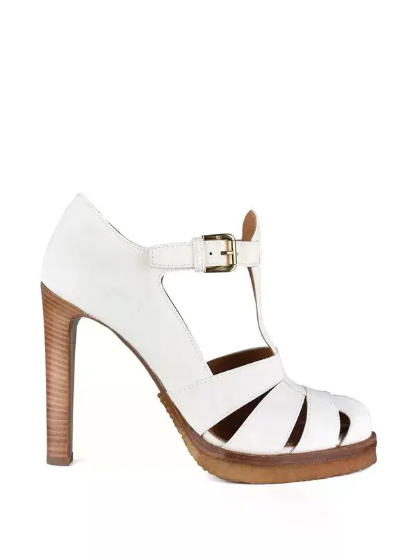 Ralph Lauren Kayda T-strap Platform Sandals - Neutrals