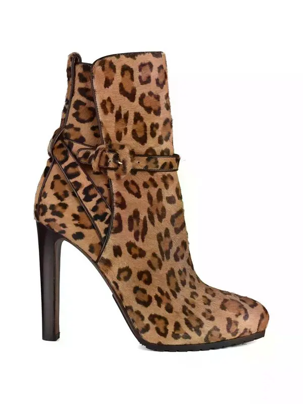 Ralph Lauren Recelle Leopard-print Boots - Neutrals