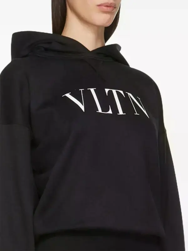 Valentino Garavani Long Sleeve Hooded Bodysuit