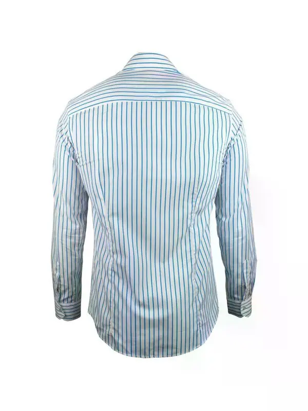 MOORER Striped Buttoned Shirt