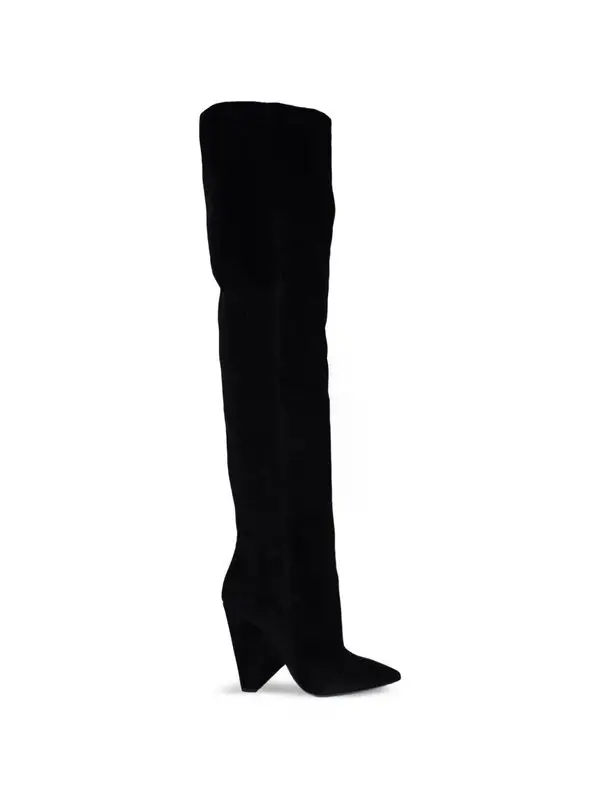 Saint Laurent Niki Over-the-knee Boots - Black