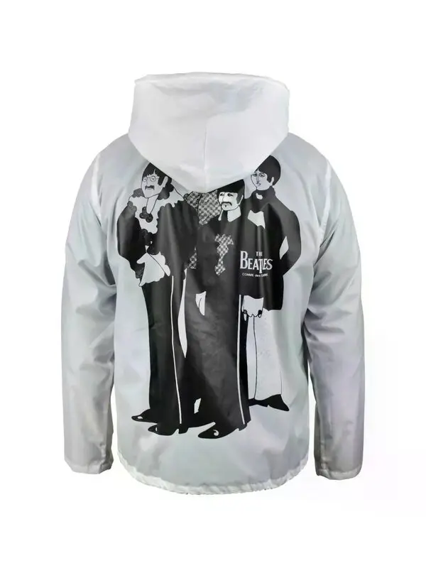 Comme Des Garçons Drawstring Print Jacket