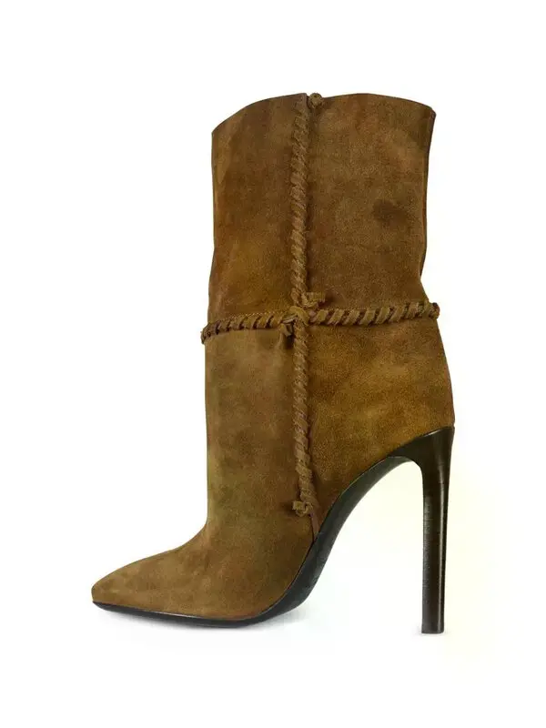 Saint Laurent Lacing Leather Boots