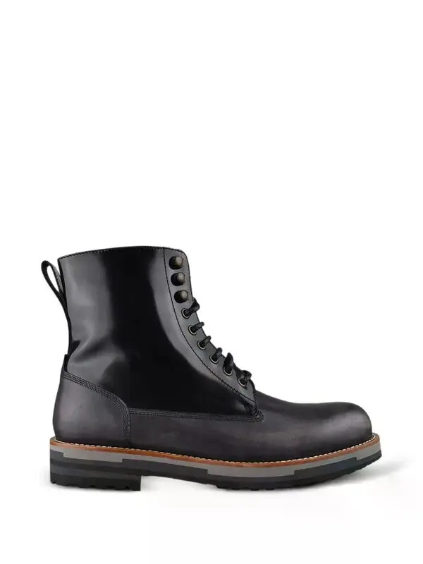 Dolce & Gabbana Lace-up Leather Ankle Boots