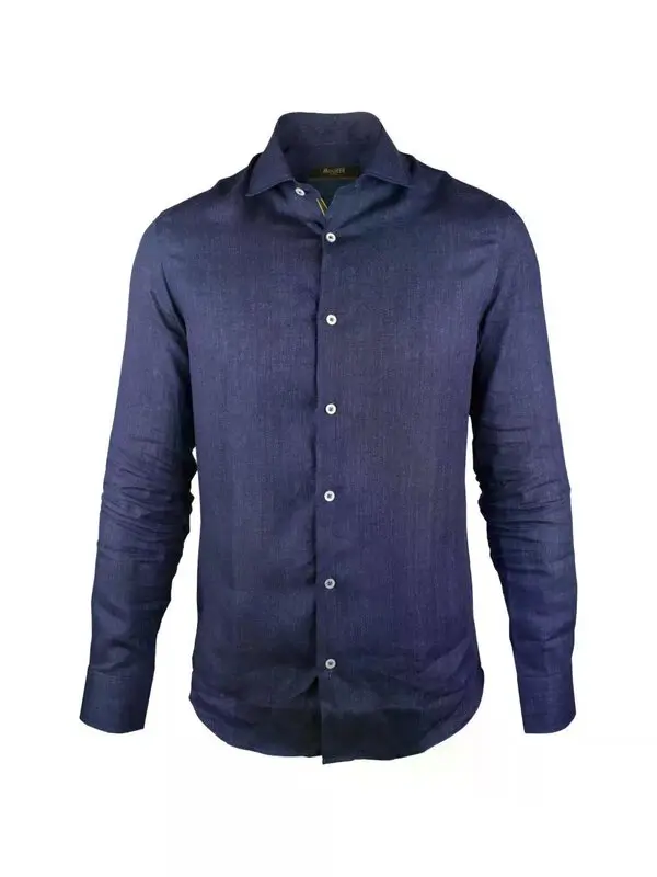 MOORER Buttoned Long-sleeve Shirt