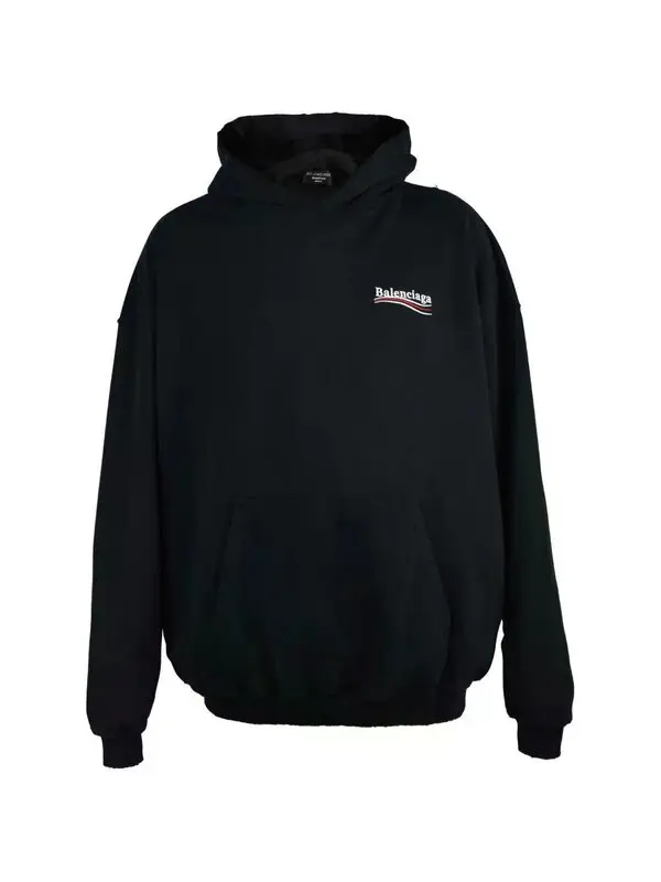 Balenciaga Embroidered Logo Hoodie
