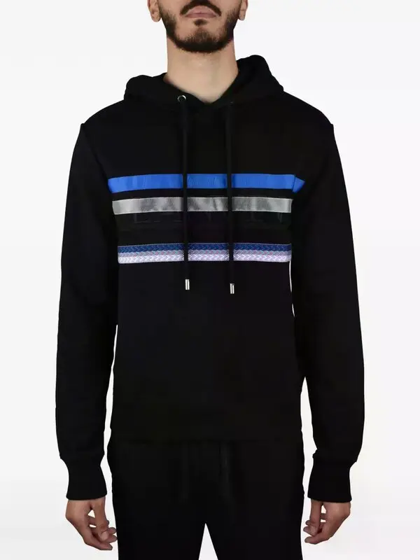 LANVIN Logo Embroidered Hoodie