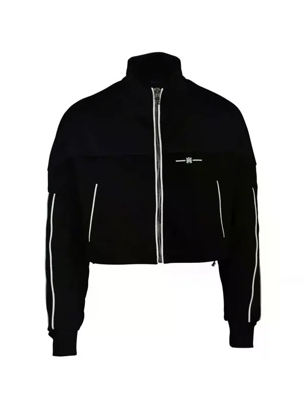 Amiri Logo Detail Zip Jacket - Black