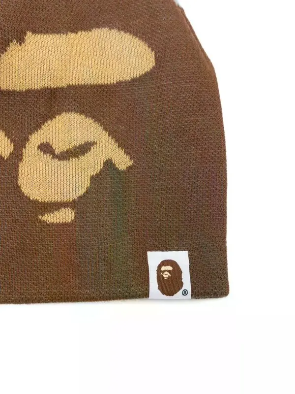 A BATHING APE Intarsia Knit Beanie