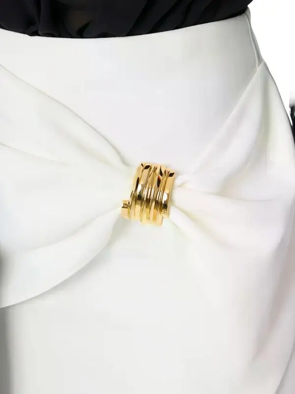 Elisabetta Franchi Draped Detail Mini Skirt