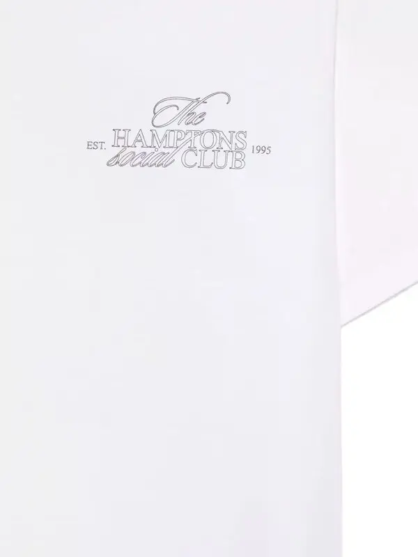 LOW BRAND Printed Club Graphic-print T-shirt - White