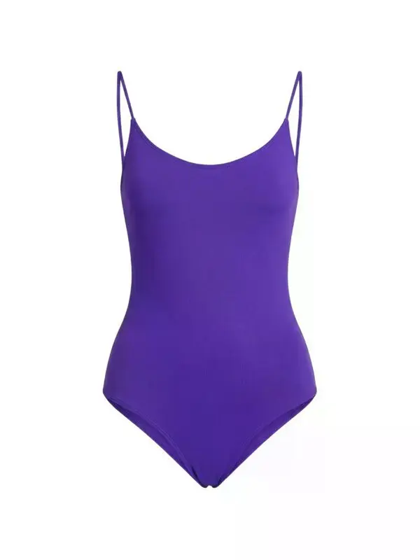 FISICO Spaghetti Strap Scoop Neck Swimsuit - Purple