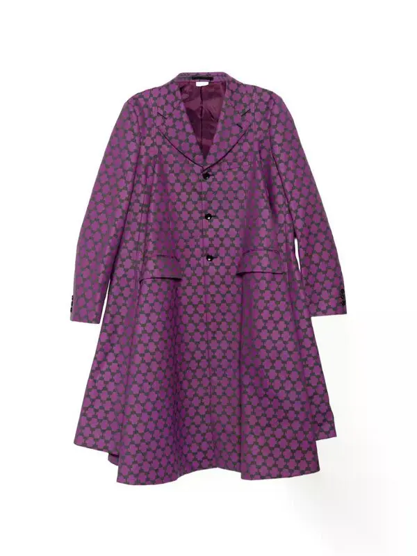 Comme Des Garçons Single-breasted Coat - Pink
