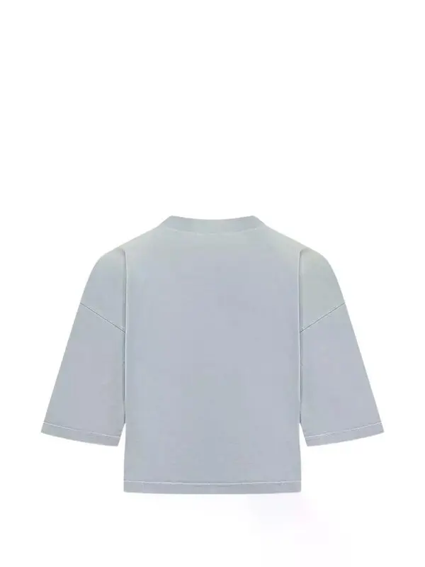 Marni Logo Embroidered T-shirt - Blue