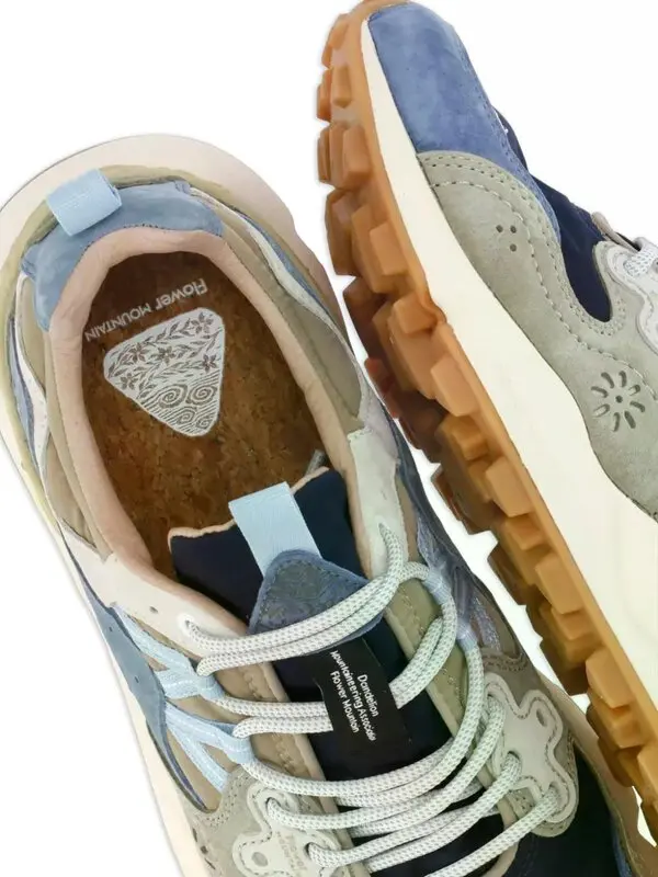 FLOWER MOUNTAIN Yamano 3 Suede Panel Sneakers