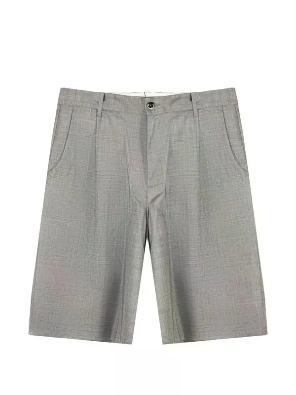 NINE:INTHE:MORNING Tailored Pleated Shorts - Grey