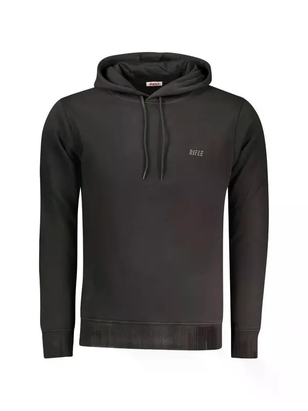 RIFLE Logo Detail Drawstring Hoodie