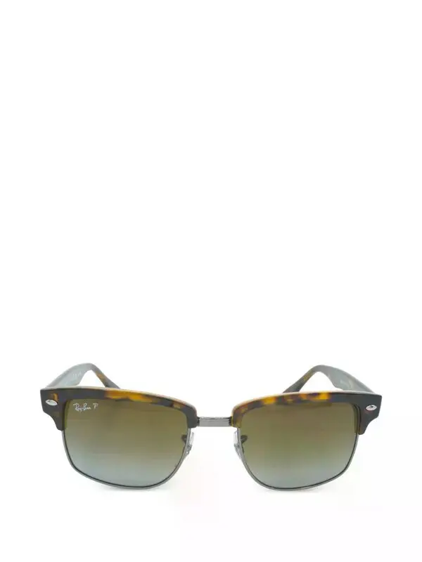Ray-ban Clubmaster Square-frame Sunglasses - Brown