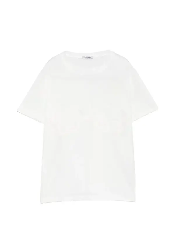 PARLOR Lace Appliqué T-shirt