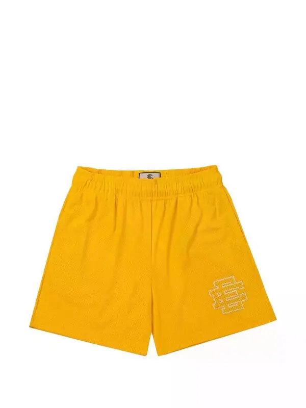 ERIC EMANUEL Ee Basic Logo-print Mesh Shorts
