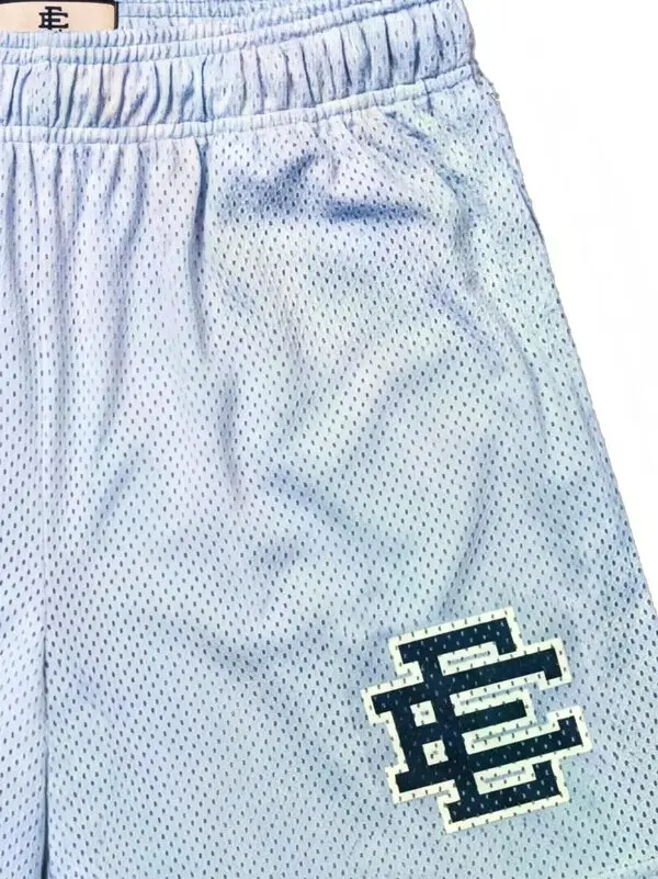 ERIC EMANUEL Mesh Logo Patch Shorts