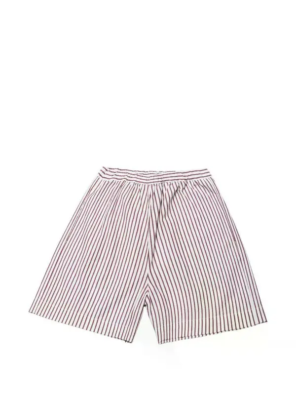 LIDO Striped Shorts - Red