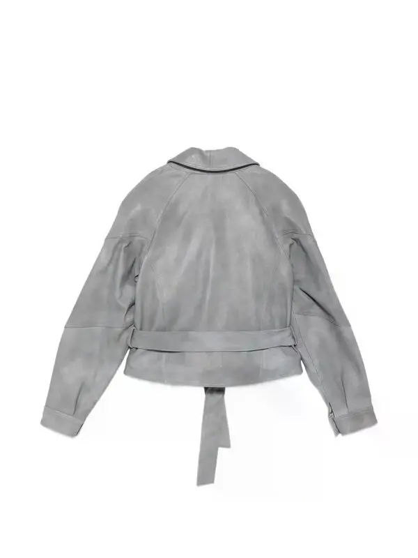 MANOKHI Karo Belted Double-breasted Jacket