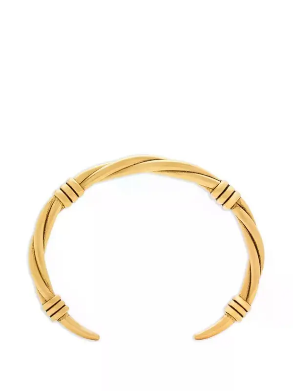 Saint Laurent Twisted-wire Cuff Bracelet - Gold