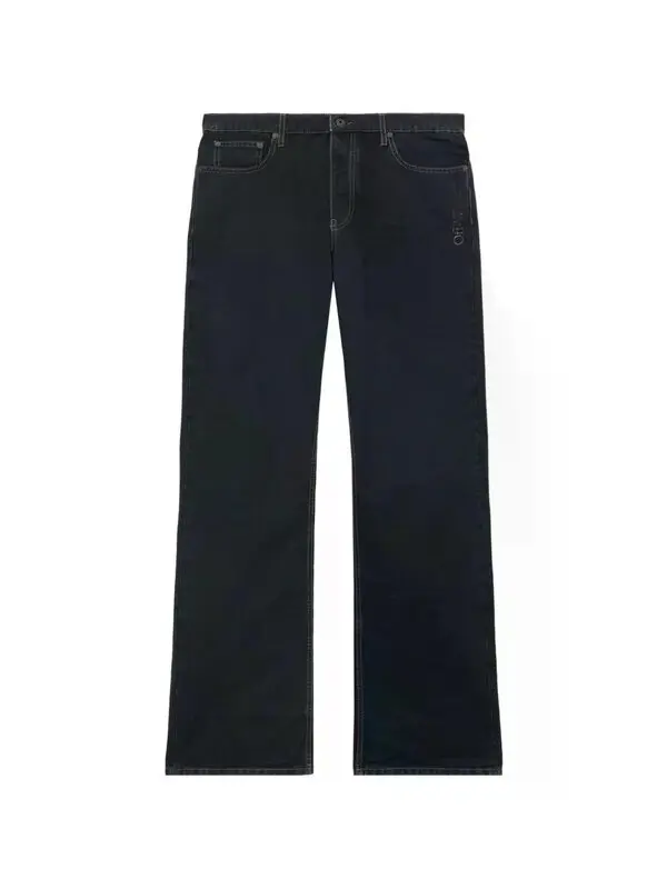 Off-White Relaxed-fit Cotton Trousers - Black