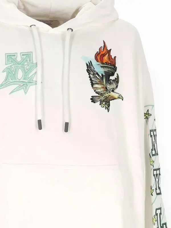 Off-White Graphic Print Hoodie