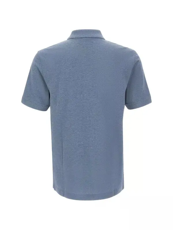 BOSS Pallas Cotton-pique Polo Shirt - Blue