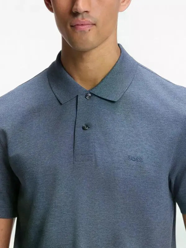 BOSS Pallas Polo Shirt In Cotton Piqué With Embroidered Logo
