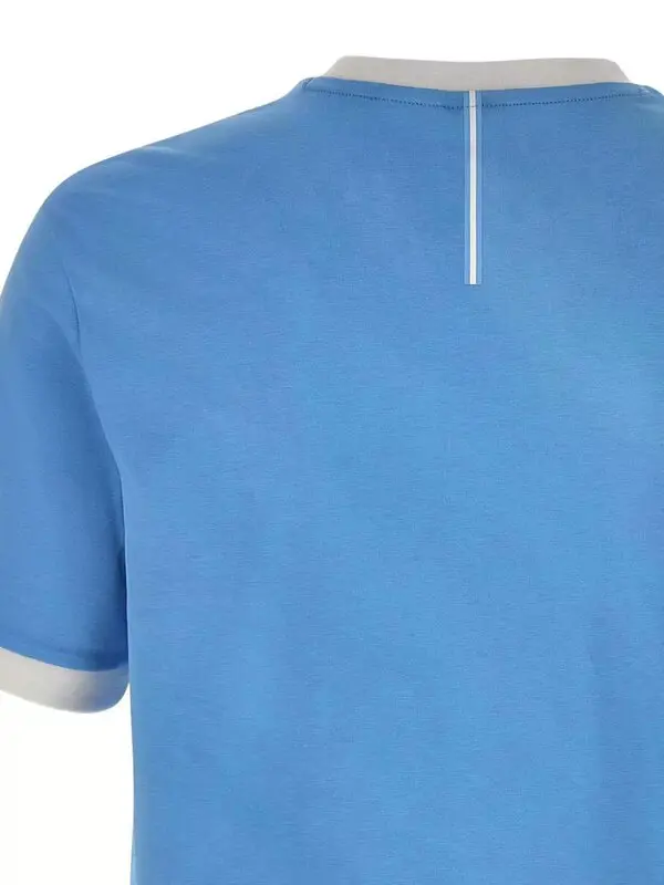 BOSS Logo-patch Contrast-trim T-shirt