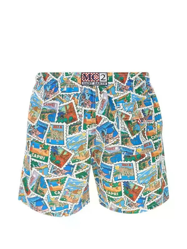 MC2 SAINT BARTH Gustavia Printed Swim Shorts