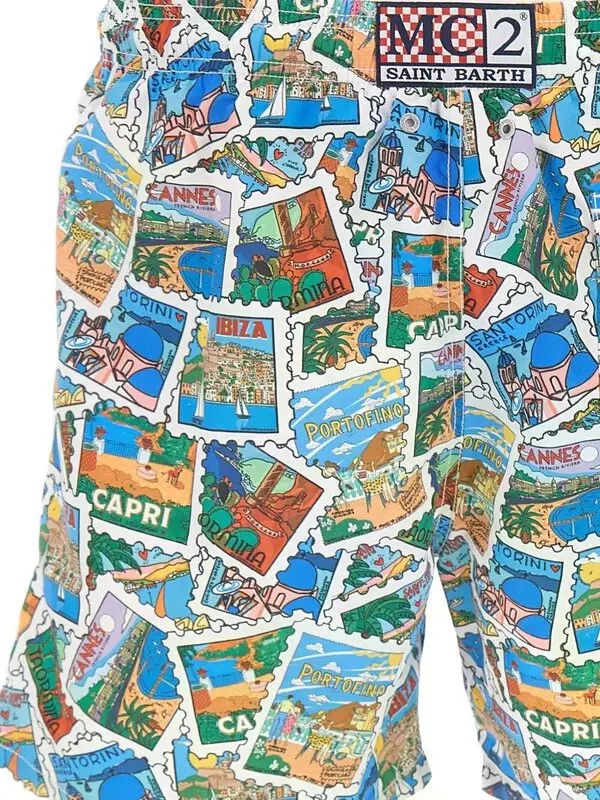 MC2 SAINT BARTH Gustavia Printed Swim Shorts
