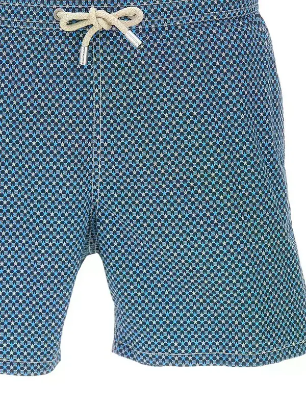 MC2 SAINT BARTH Lighting Micro-tie Starfish Print Swim Shorts